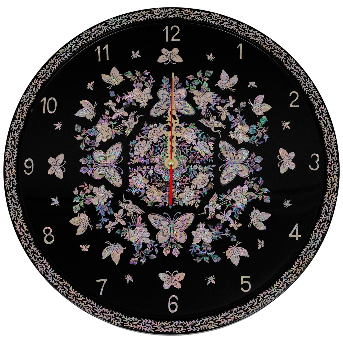 FEBRUARY MOUNTAIN Mother of Pearl Clock Housewarming gift ideas ...